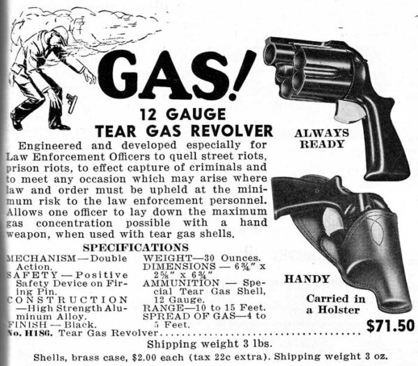 MANVILLE LAW ENFORCEMENT GAS GUNS - Small Arms Review