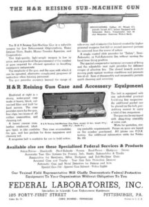 NOTES ON THE REISING SUBMACHINE GUN PART I - Small Arms Review