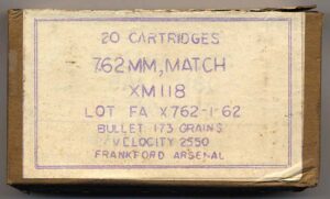 7.62MM M1 18 LONG RANGE EVOLUTION OF THE ULTIMATE SNIPER ROUND - Small ...