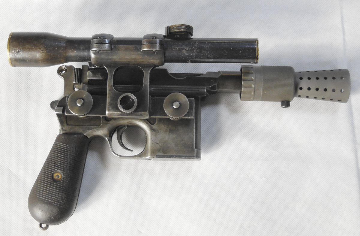 Han Solo's Star Wars Blaster Movie Prop up for Auction! - Small Arms Review