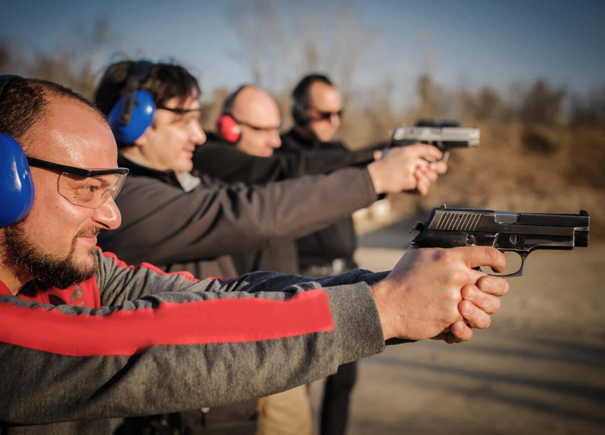 Become a Better Pistol Shooter - Tips for One-Handed Shooting - Small ...