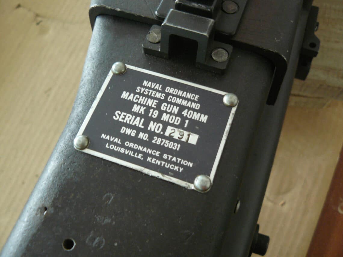 MK19 History & the State of the Art of Grenade Machine Guns - Small ...