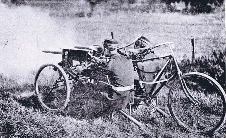 The Bicycle in Wartime: A Platform for Machine Guns - Small Arms Review